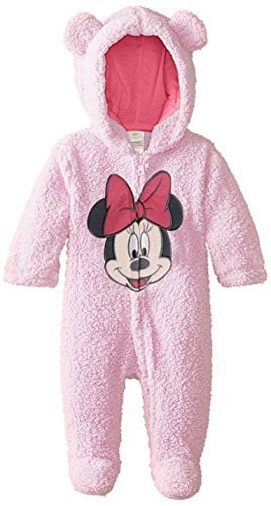 Disney Baby Baby-Girls Minnie Mouse Hooded Pram, Pink, 9 Months ...