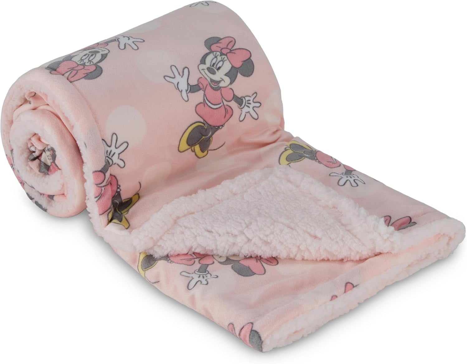 Disney Baby Blanket, Plush Mink & Sherpa Throw, Ultra-Soft Newborn ...