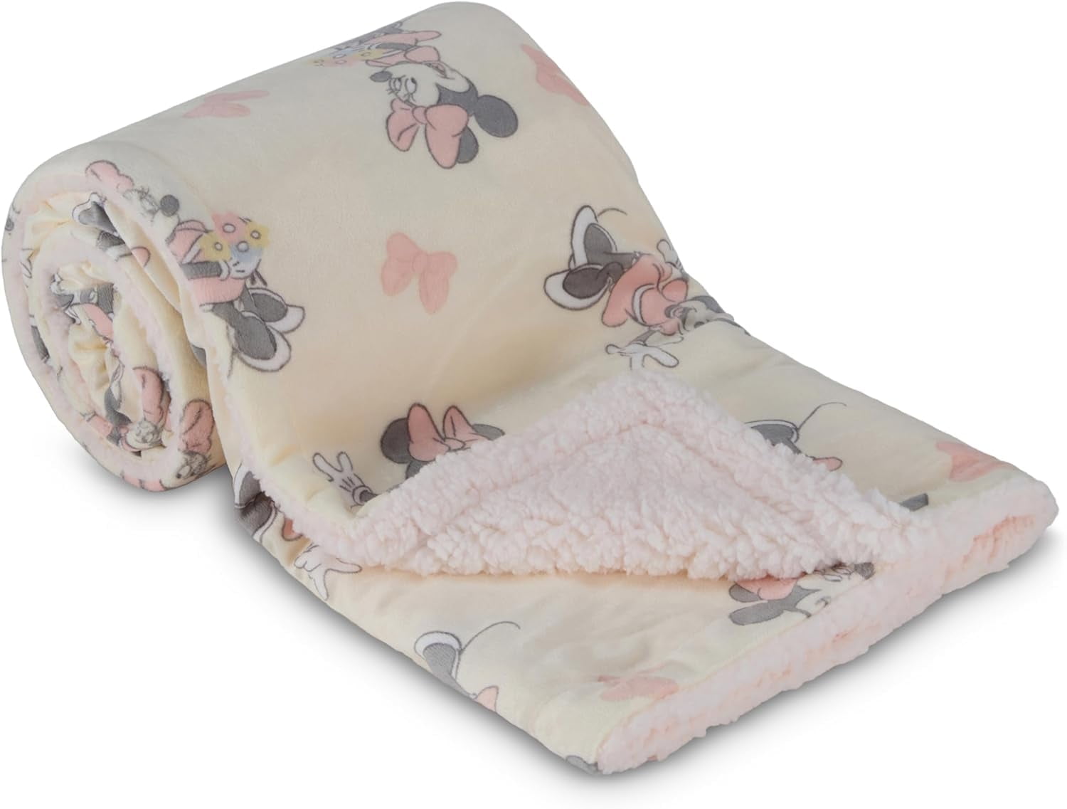 Disney Baby Blanket, Plush Mink & Sherpa Throw, Ultra-Soft Newborn ...