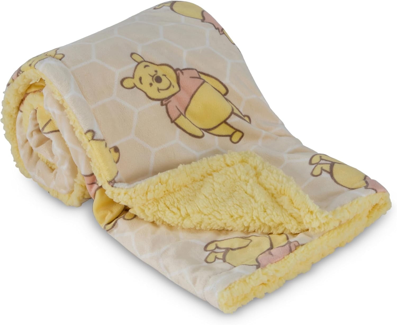 Disney Baby Blanket, Plush Mink & Sherpa Throw, Ultra-Soft Newborn ...