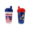 Disney Baby Boy 2 Pack 10 Oz Hard Spout Sippy Cup, Mickey Mouse ...