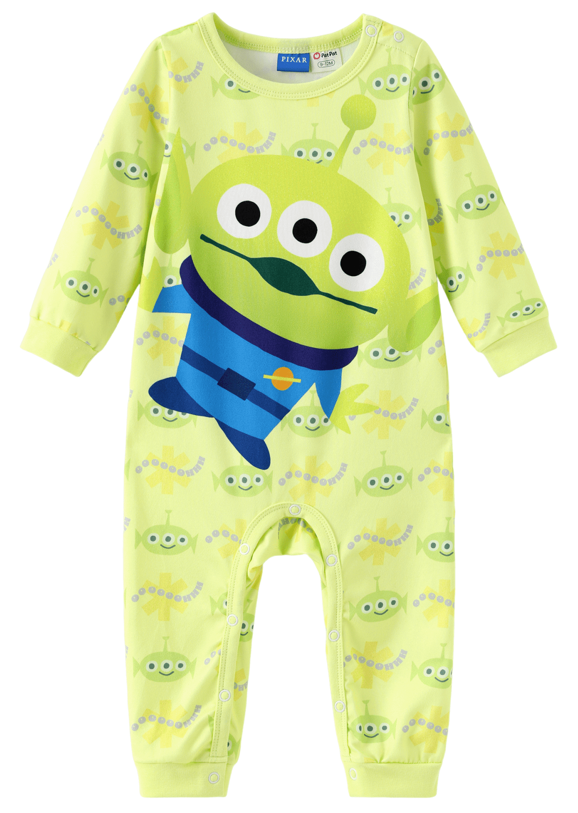 Disney Baby Clothes Toy Story Three Eyed Alien Graphic Romper Jumpsuits ...