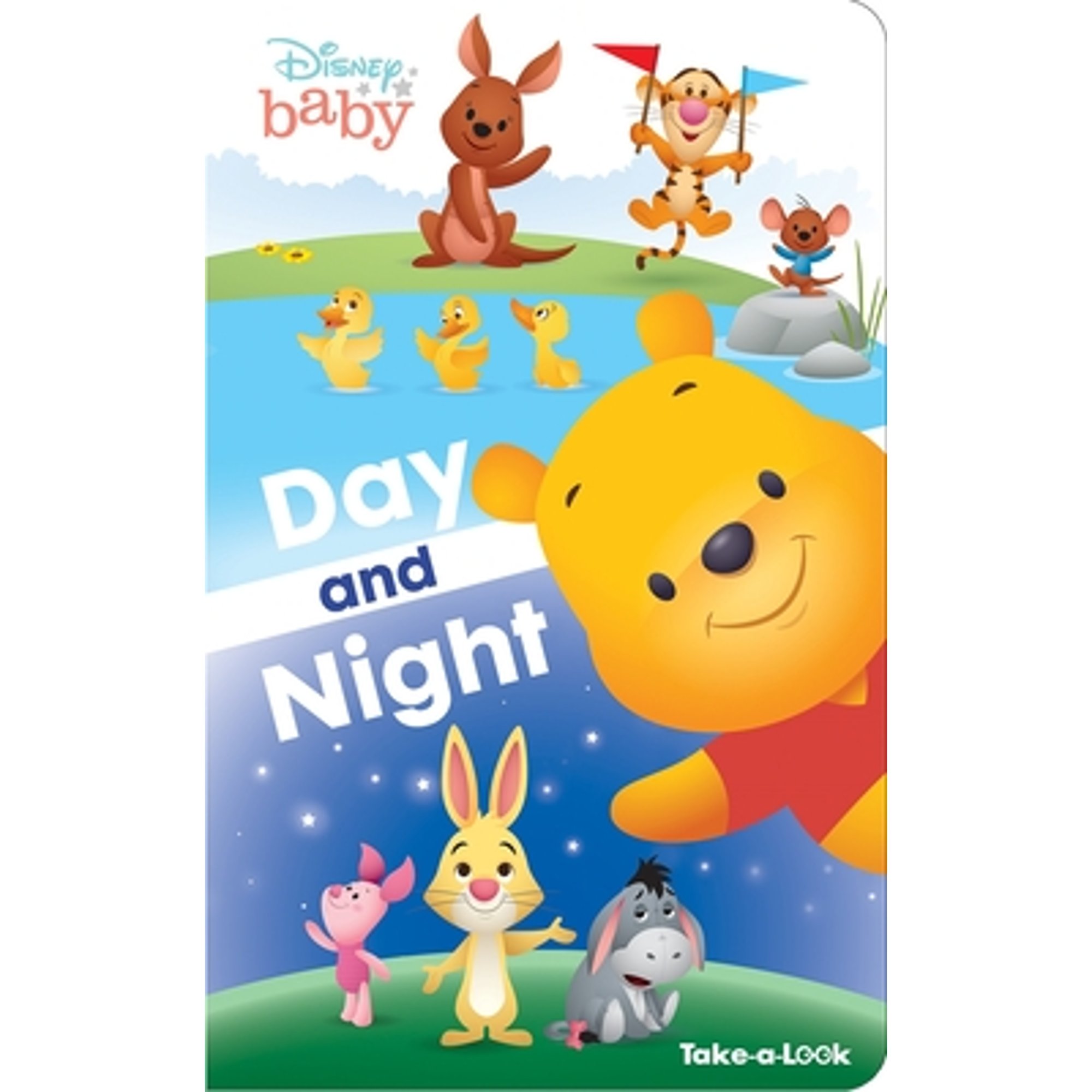 Pre-Owned Disney Baby: Day and Night Take-A-Look Book (Board book ...