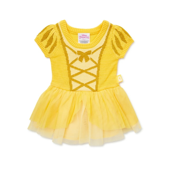 Disney Baby Girl Beauty and the Beast Belle Cosplay Dress, Sizes 0/3 ...
