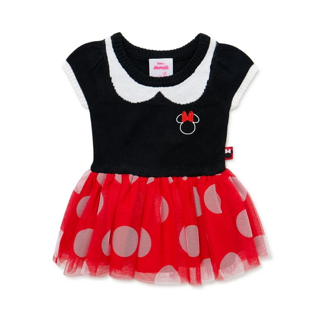 Disney Baby Girl Minnie Mouse Cosplay Dress, Sizes 0/3 Months-6/9 ...