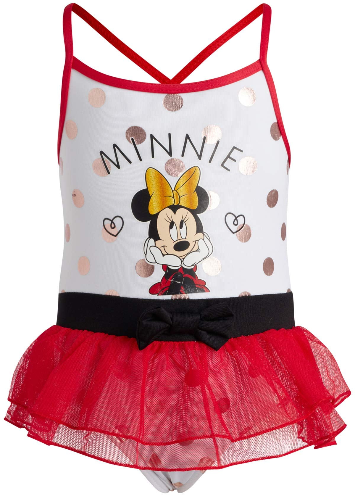 Disney Baby Girls' Minnie Mouse One Piece Swimsuit - Walmart.com