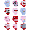Disney Baby Girls' Socks - 12 Pack Minnie Mouse, Daisy, Princess Socks ...