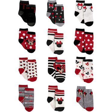 Mickey Mouse Toddler Boys 5 Pack Crew Style Socks Set MK522 - Walmart.com