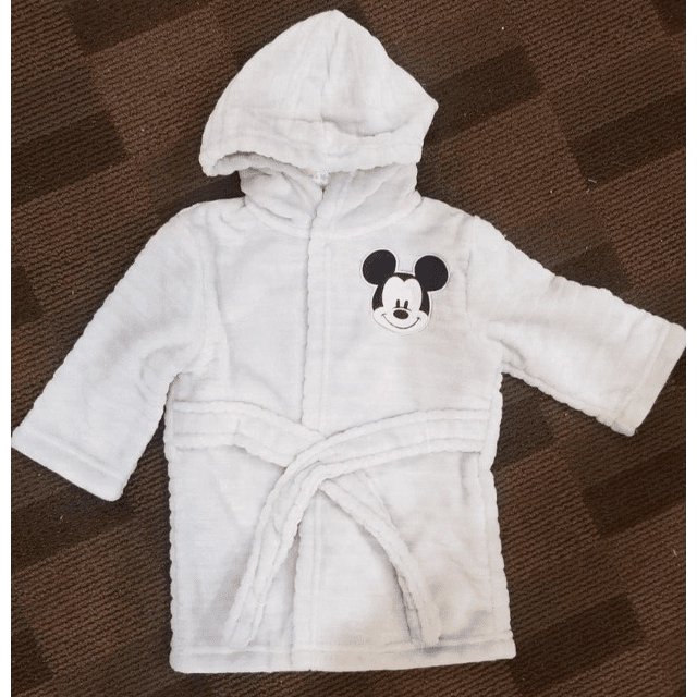 Disney Baby Mickey Mouse Gray Baby Robe, 0-12 Months - Walmart.com