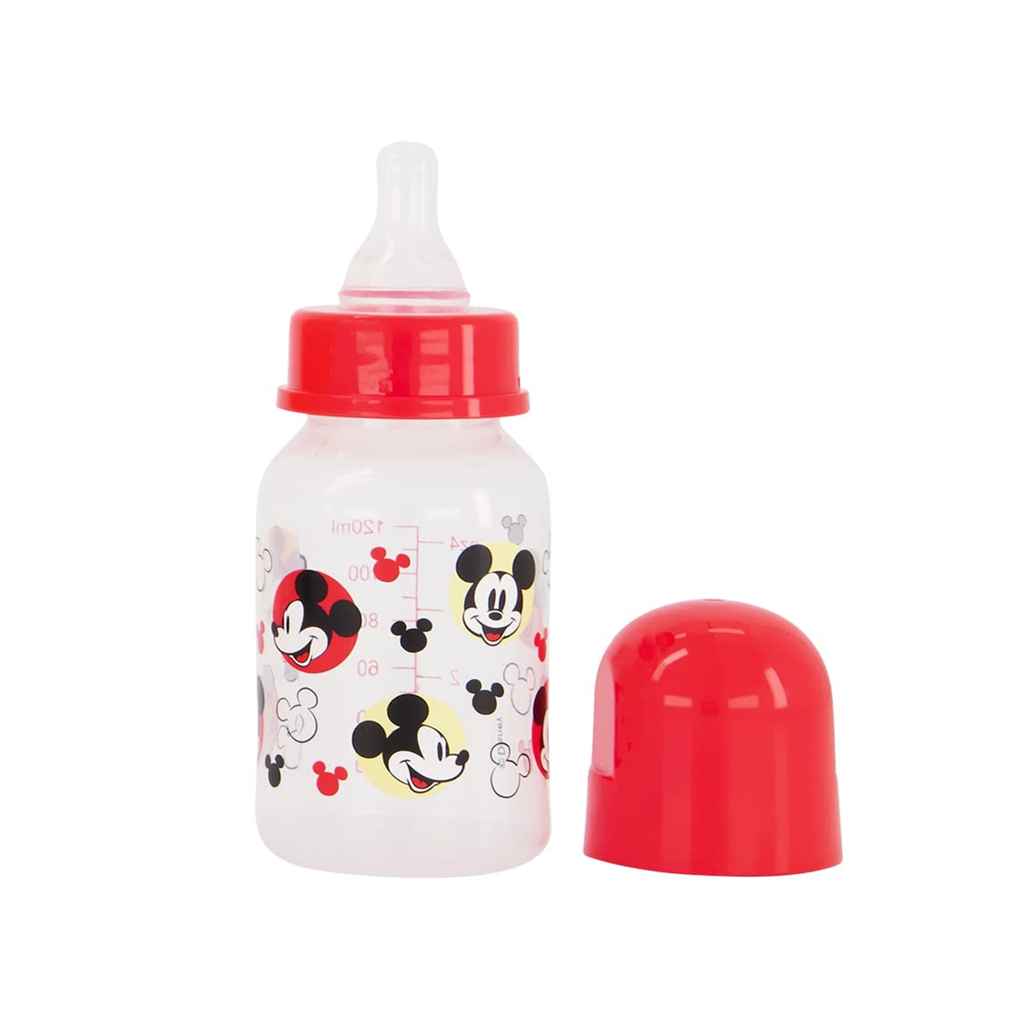 Disney Baby Mickey Mouse Mickey Faces Pattern 5 oz Baby Bottle ...