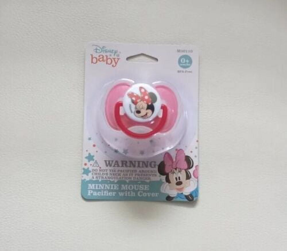 Disney Baby Minnie Mouse Pacifier Pink 0+ Months BPA Free M30110 ...