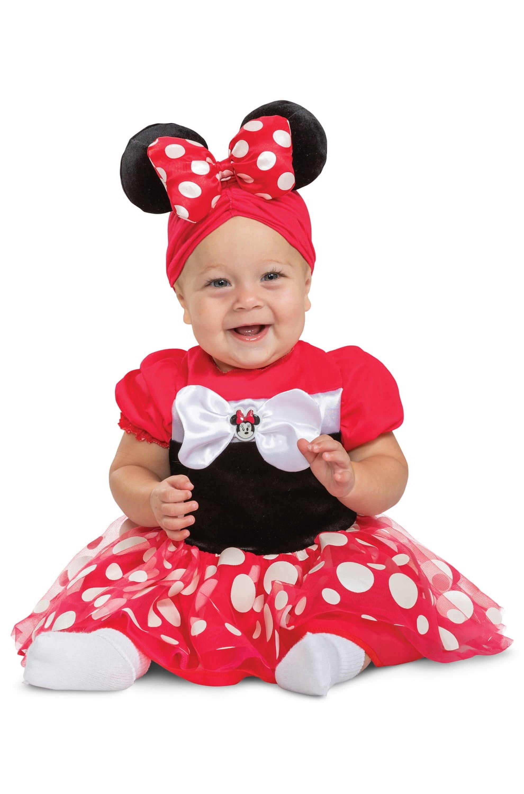 Disney Baby Toddler Kid Minnie Mouse Red Posh Dress Halloween Costume ...