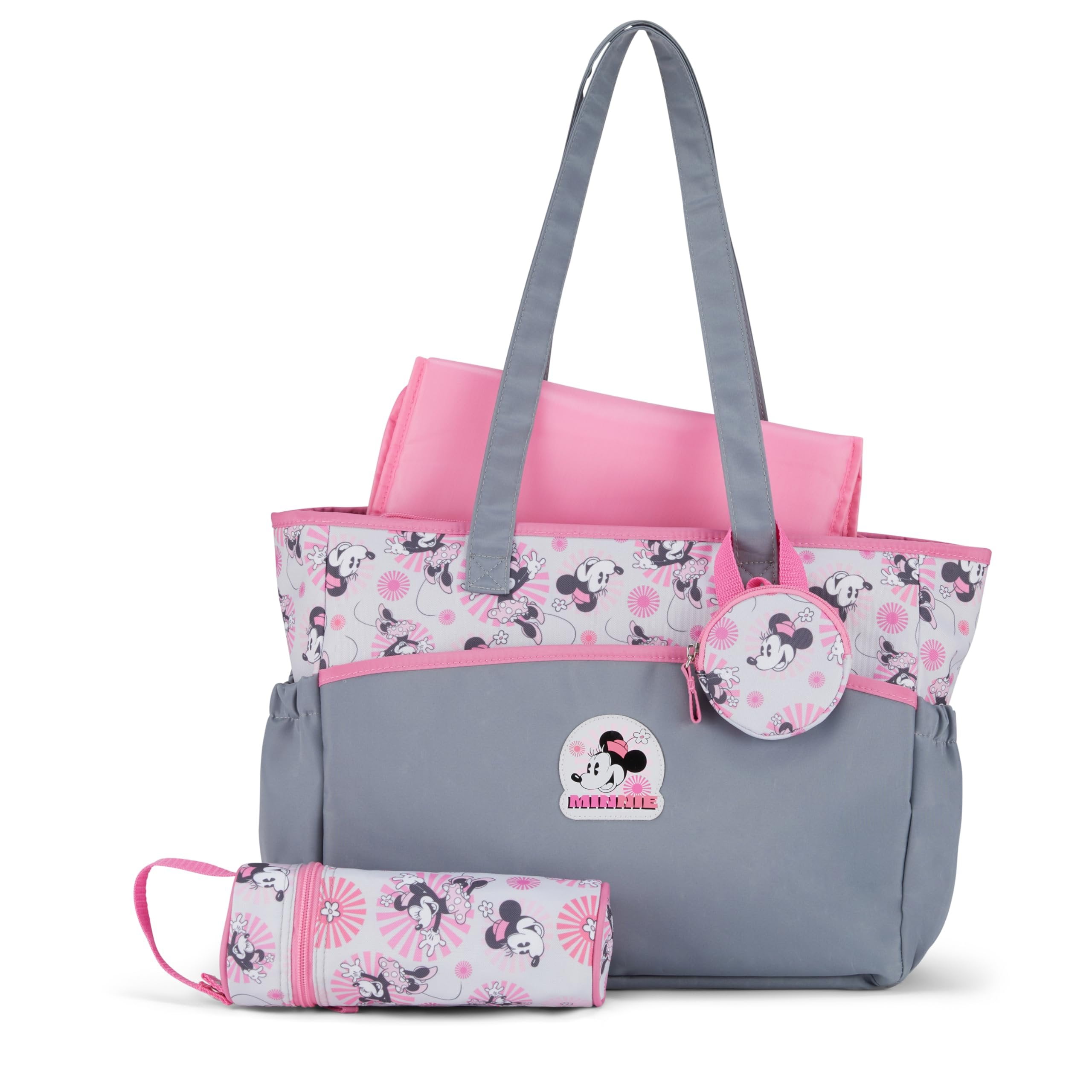 Disney Baby Multi-Functional Travel Tote Diaper Bag with Changing Pad ...