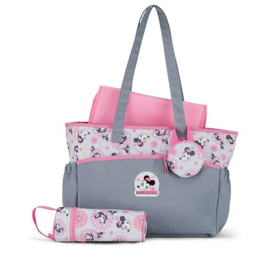 Disney Minnie Mouse Diaper Bag Backpack Set - Includes Changing Pad ...
