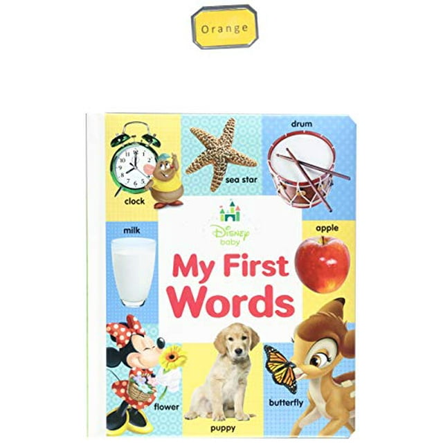 Pre-Owned Disney Baby My First Words Board Book Books - Walmart.com