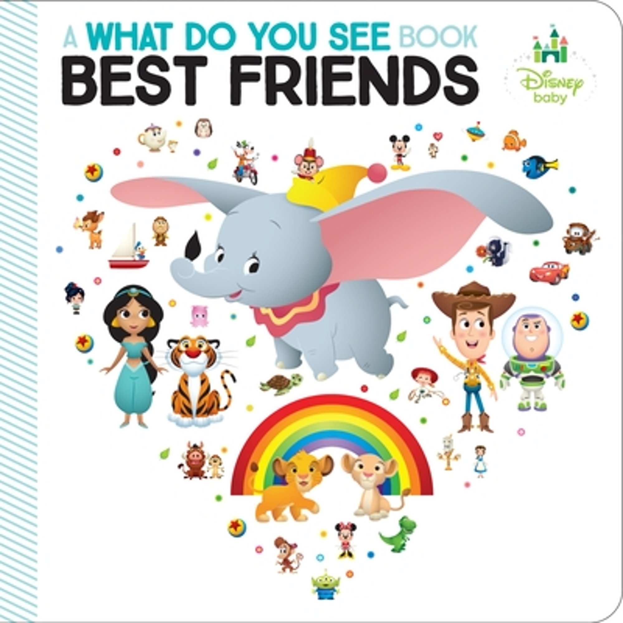 Pre-Owned Disney Baby: Best Friends a What Do You See Book (Board book ...