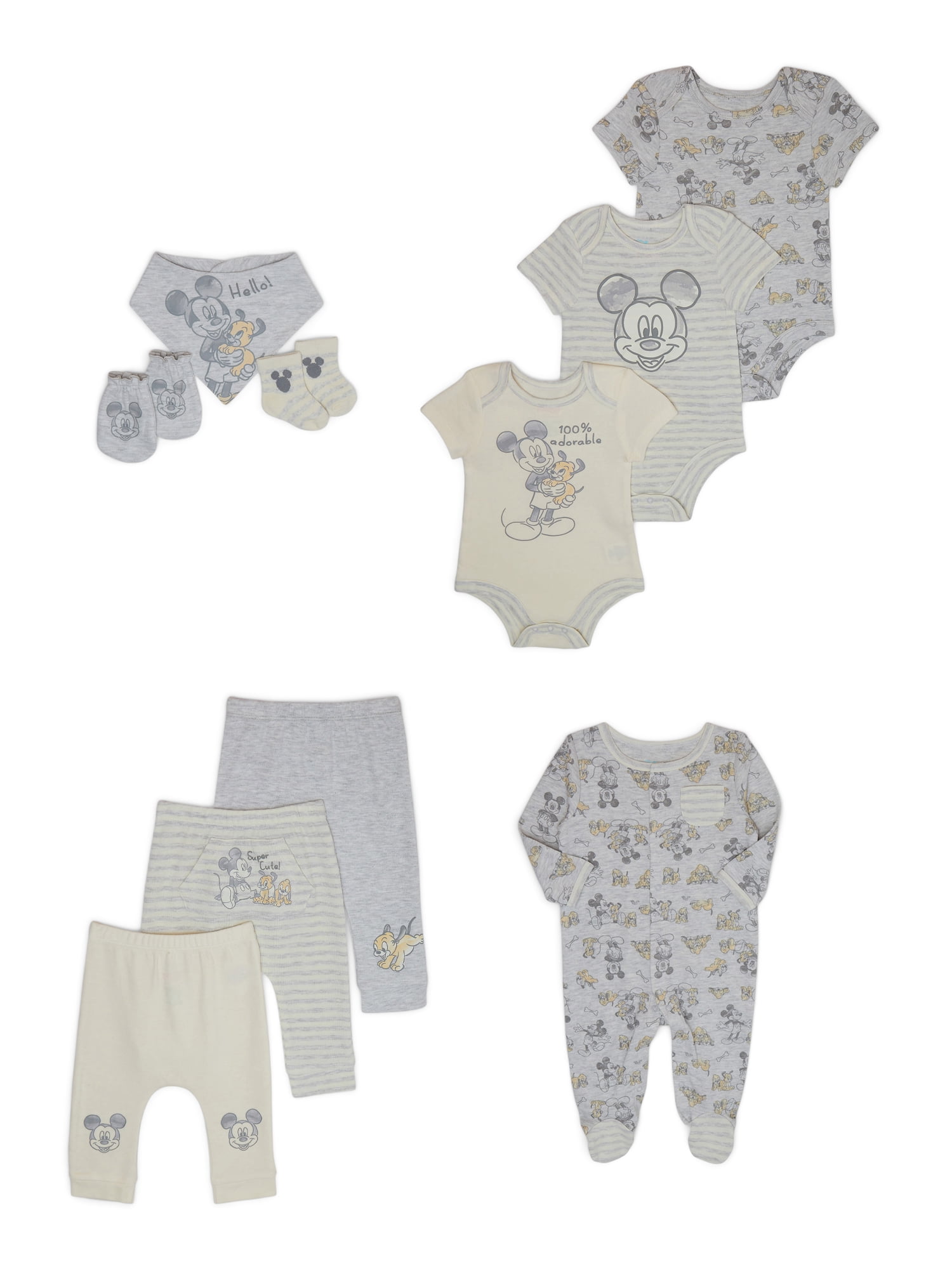 Disney Baby Wishes + Dreams Mickey & Friends Layette Shower Gift Set ...