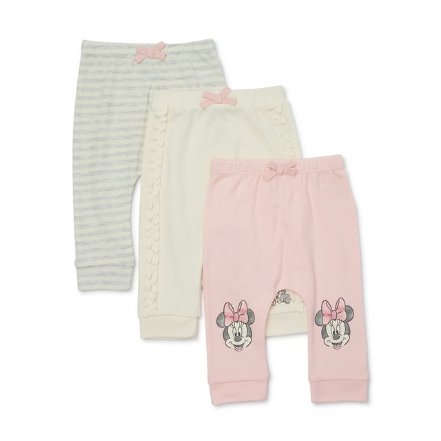 Disney Baby Wishes + Dreams Minnie Mouse Infant Baby Jogger Pants, 3 ...