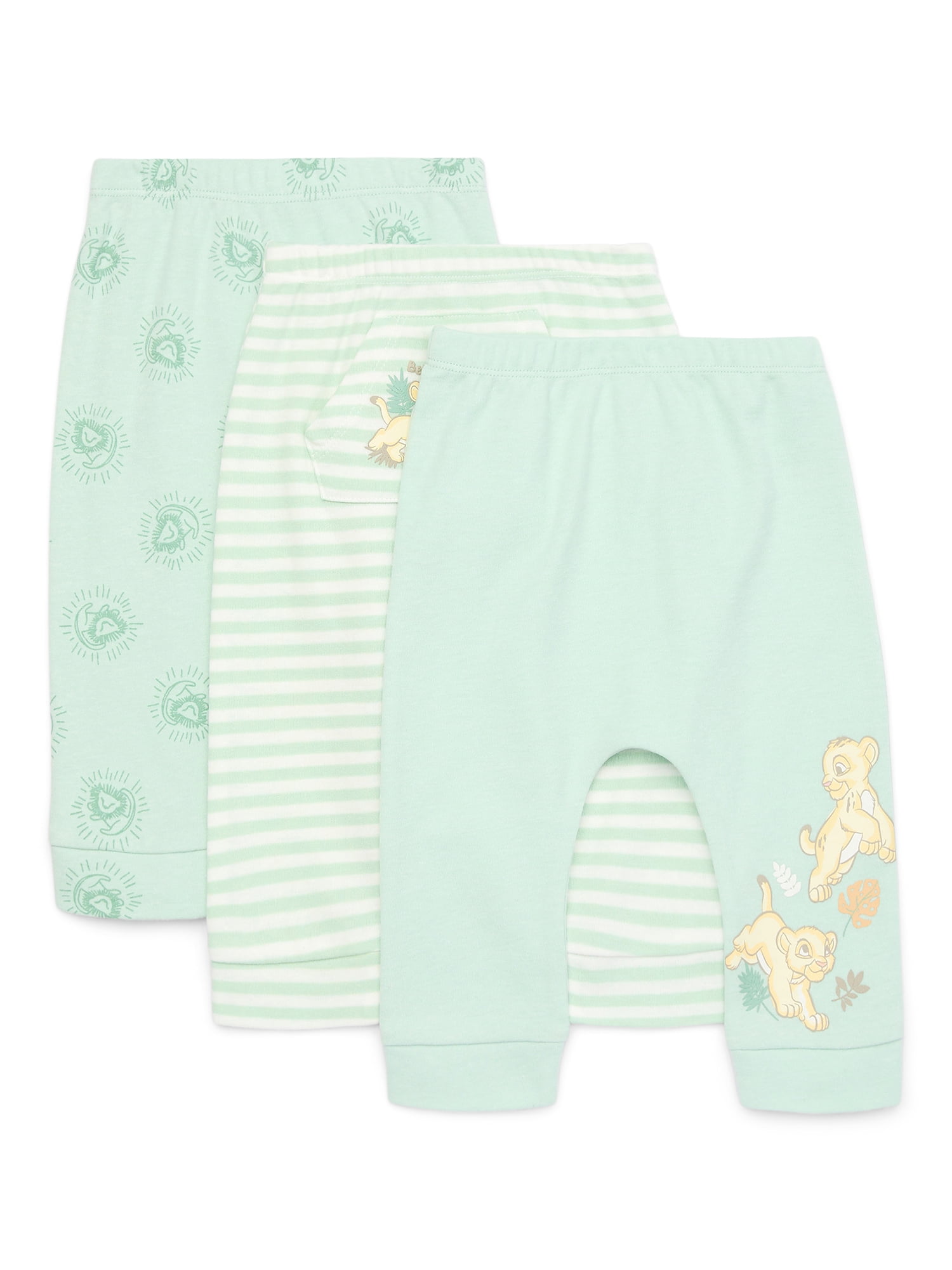 Disney Baby Wishes + Dreams Character Infant Baby Jogger Pants, 3-Pack ...