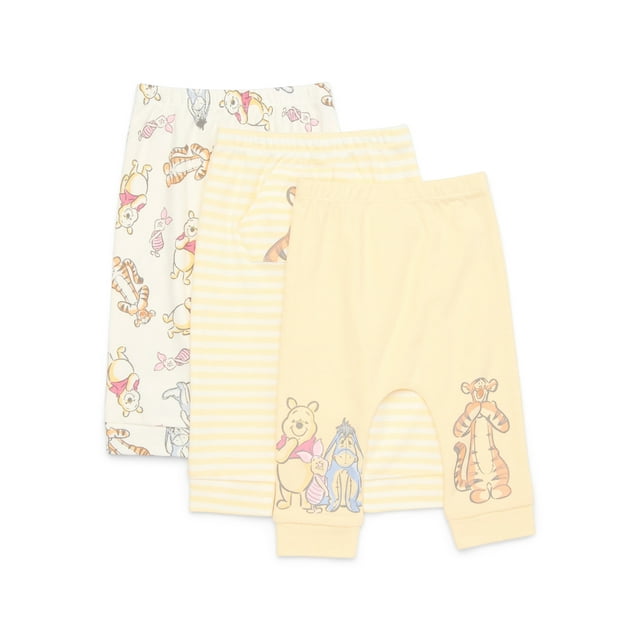 Disney Baby Wishes + Dreams Character Infant Baby Jogger Pants, 3-Pack ...