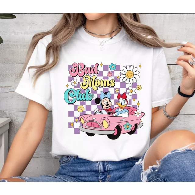Disney Bad Mom Club Minnie and Daisy Mother's Day Unisex Shirt ...