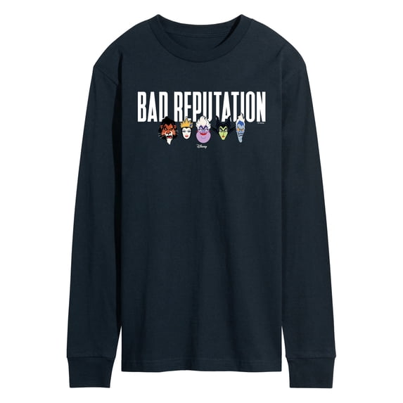 Disney - Bad Reputation Villains Horizontal Chest - Men's Long Sleeve ...