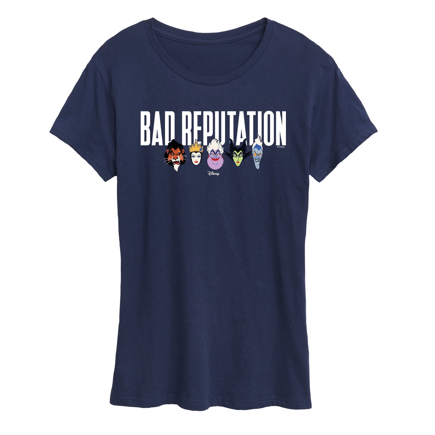 Disney - Bad Reputation Villains Horizontal Chest - Women's Short ...