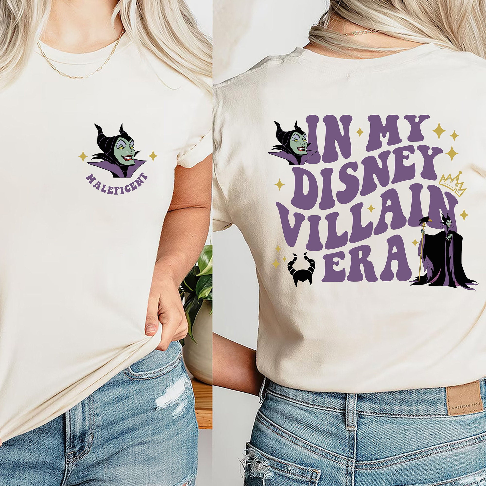 Disney Bad Witches Club Shirt Villains T-Shirt,Disney Funny Villain Era Sweatshirt, Maleficent ...