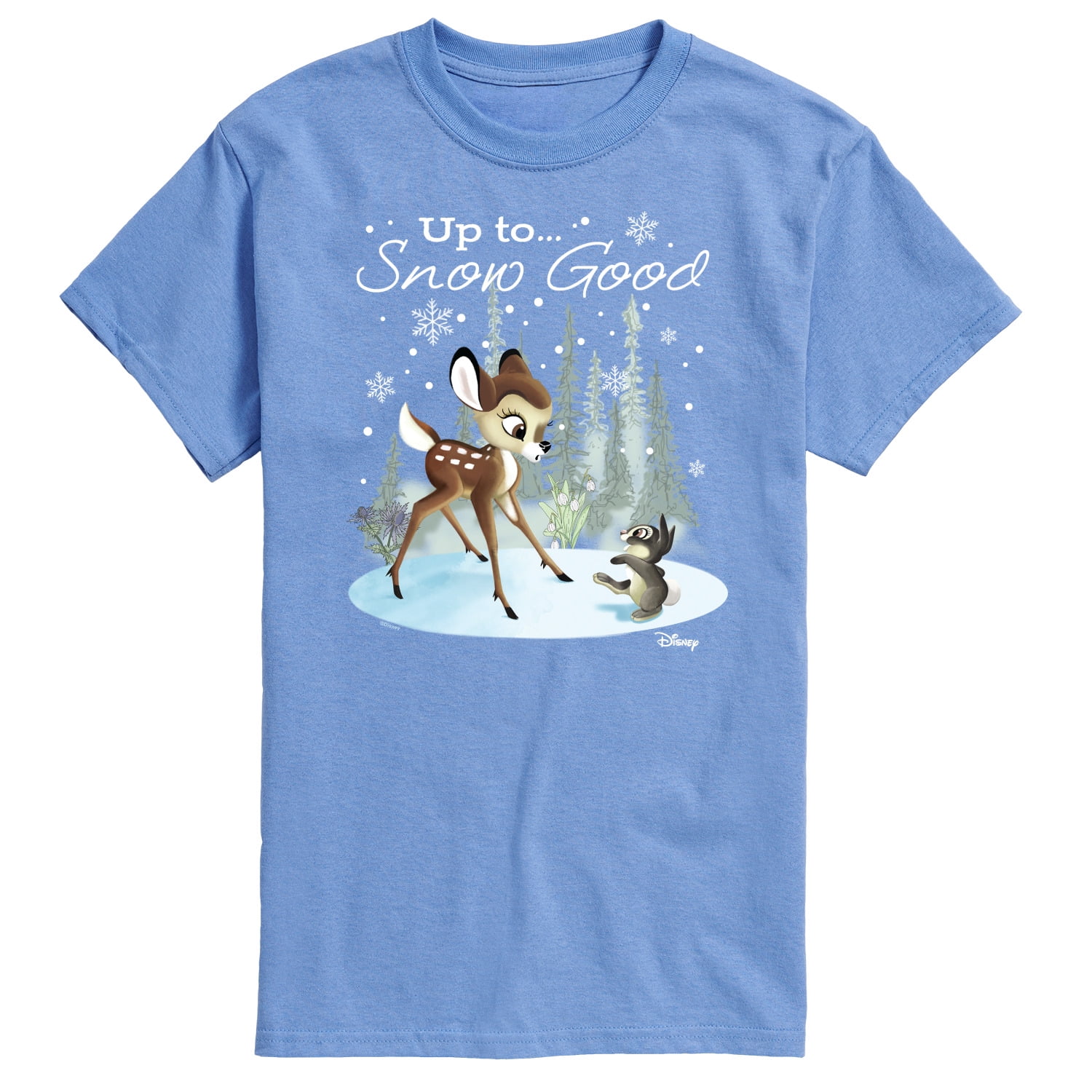 Disney Bambi - Christmas - Up To Snow Good - Men's Short Sleeve Graphic T-Shirt - Walmart.com