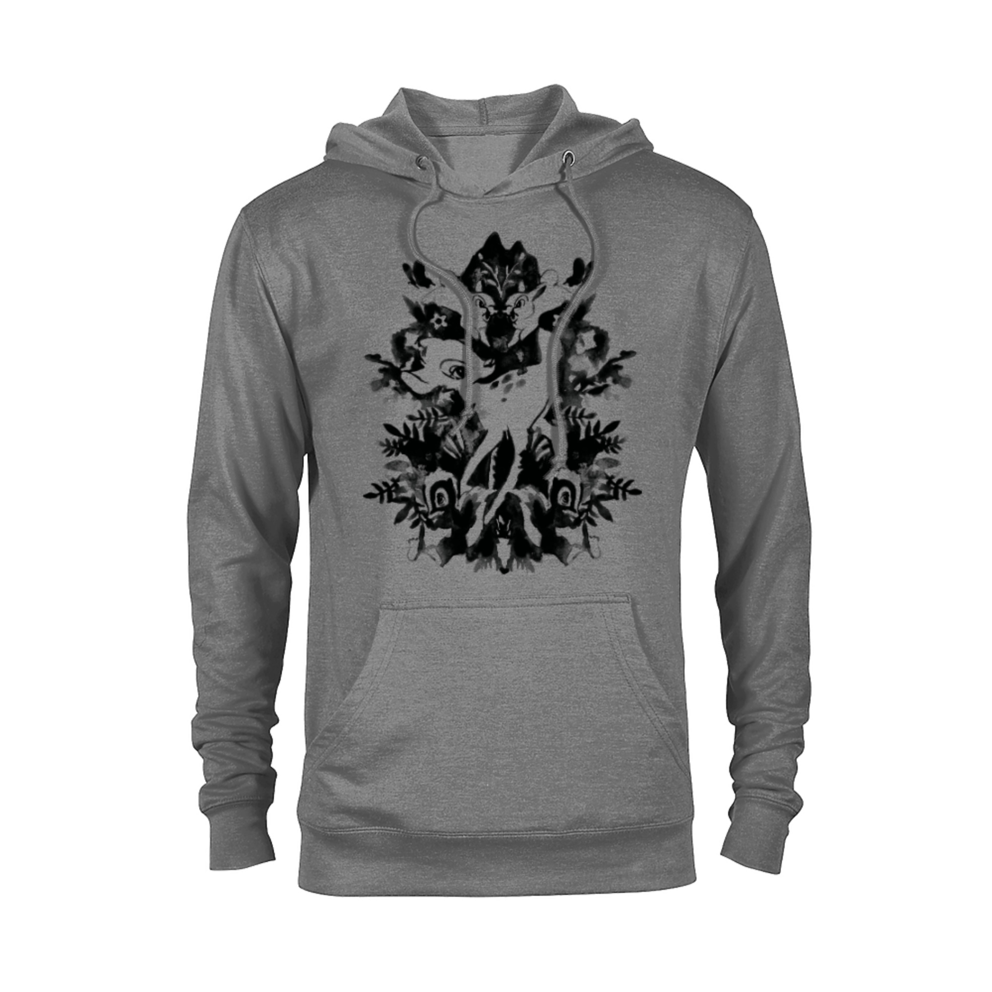 Disney Bambi Ink Drawing - Pullover Hoodie for Adults -Customized ...