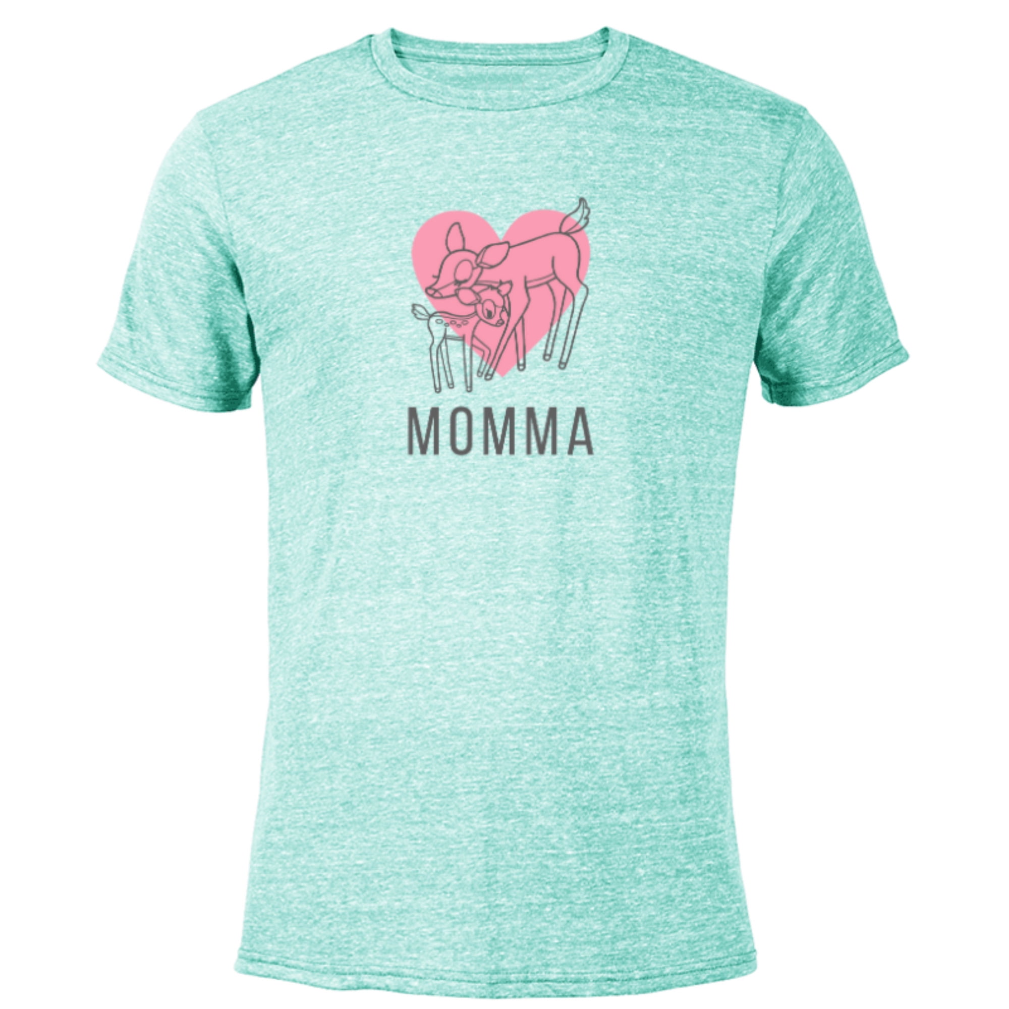 Disney Bambi Momma Mother's Day - Short Sleeve Blended T-Shirt for ...