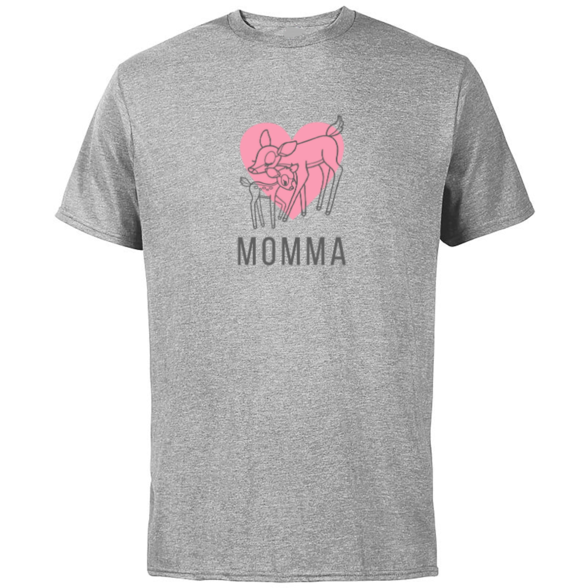 Disney Bambi Momma Mother's Day - Short Sleeve Cotton T-Shirt for ...