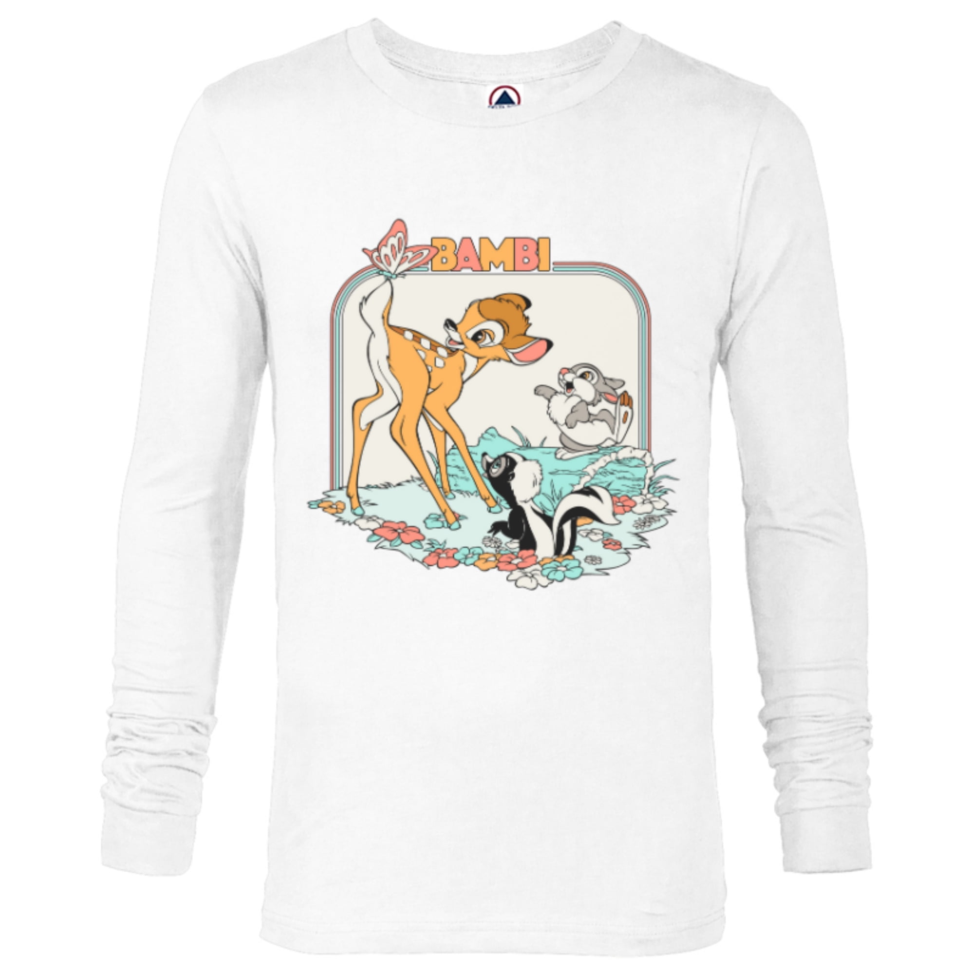 Disney Bambi Movie Retro - Long Sleeve T-Shirt for Men - Customized ...