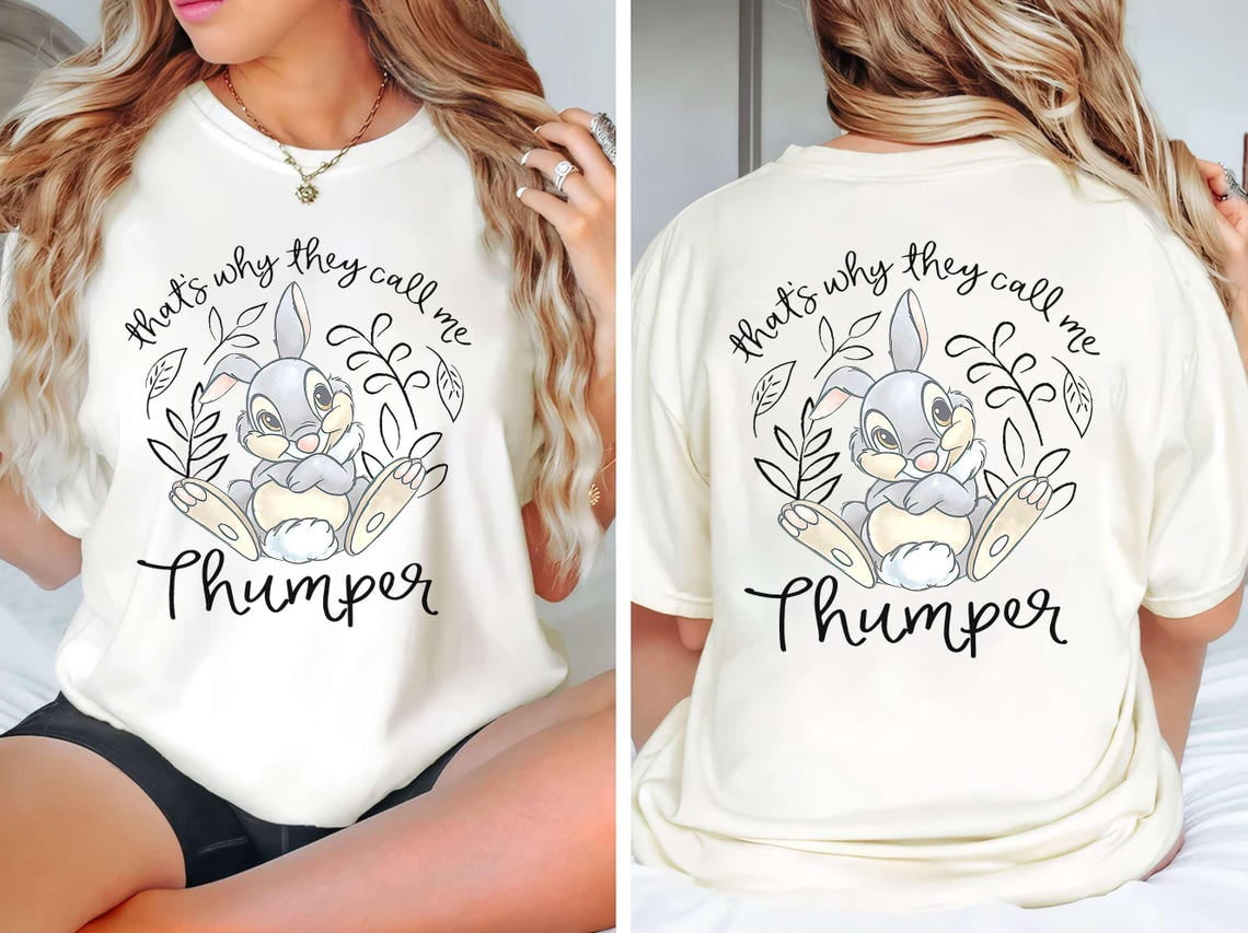 Disney Bambi Shirt, That'S Why They Call Me Thumper T-Shirt, Bambi ...