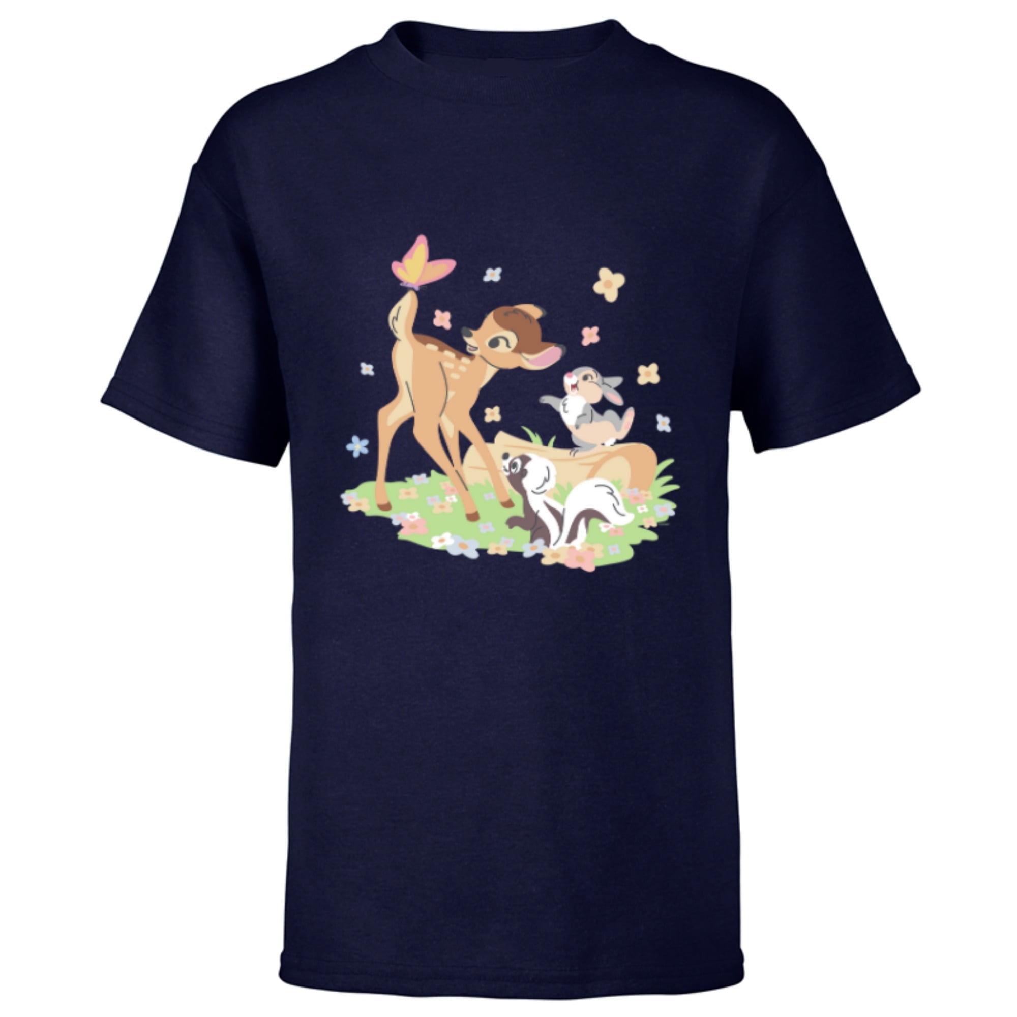 Disney Bambi Thumper & Flower Pastel Spring Easter Butterfly - Short ...