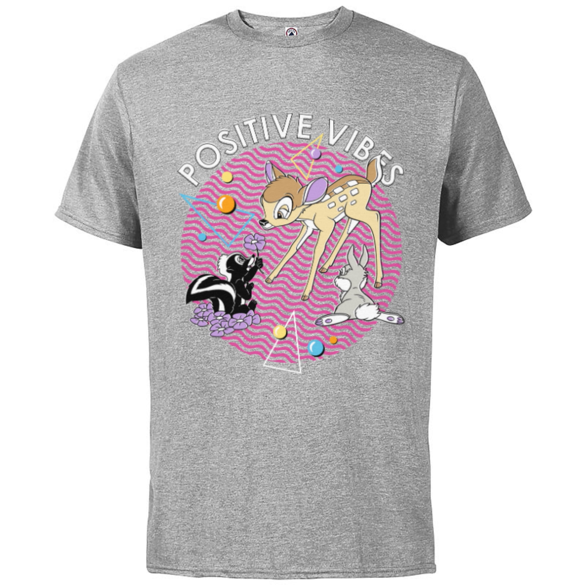 Disney Bambi Thumper and Flower Positive Vibes 90s - Short Sleeve ...