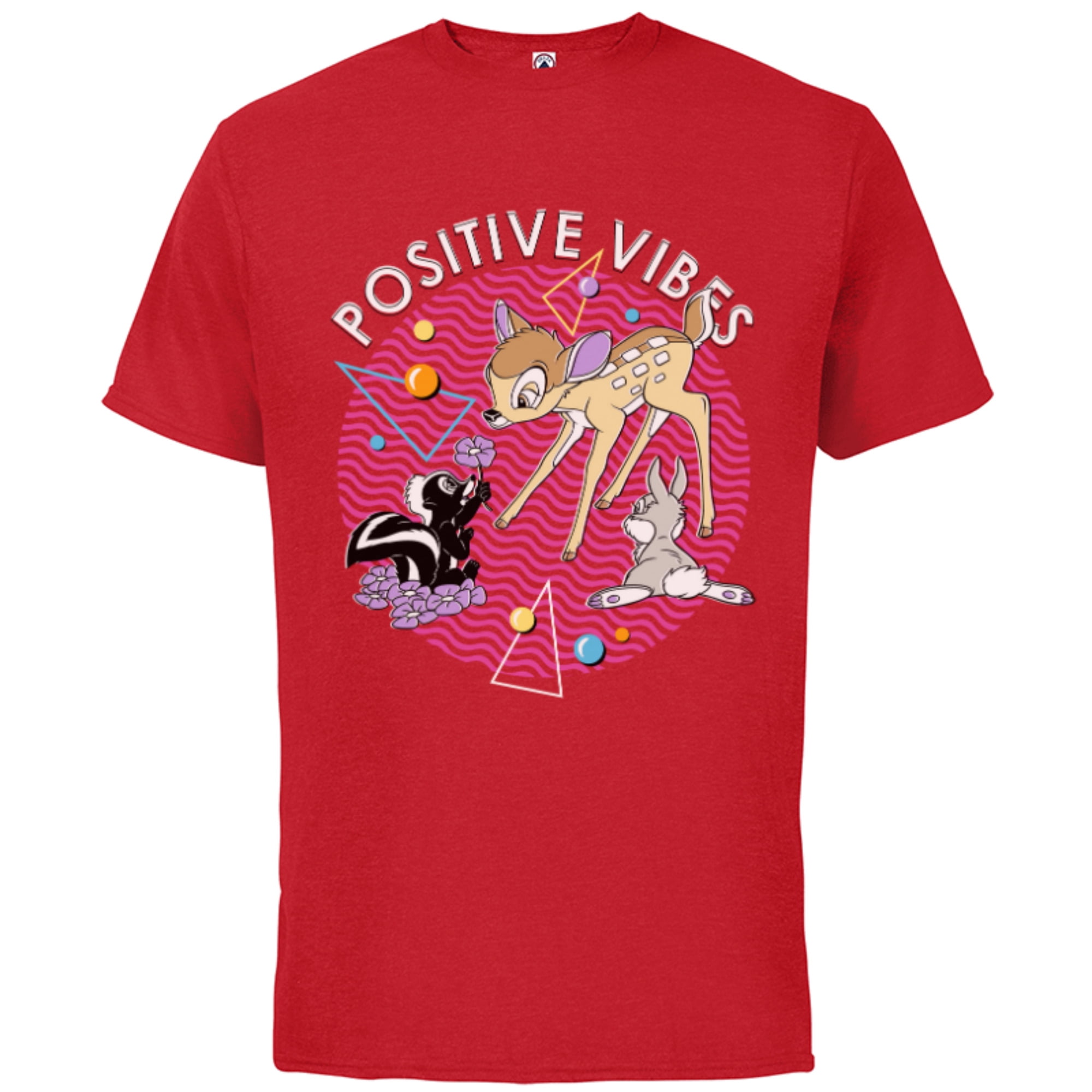 Disney Bambi Thumper and Flower Positive Vibes 90s - Short Sleeve ...