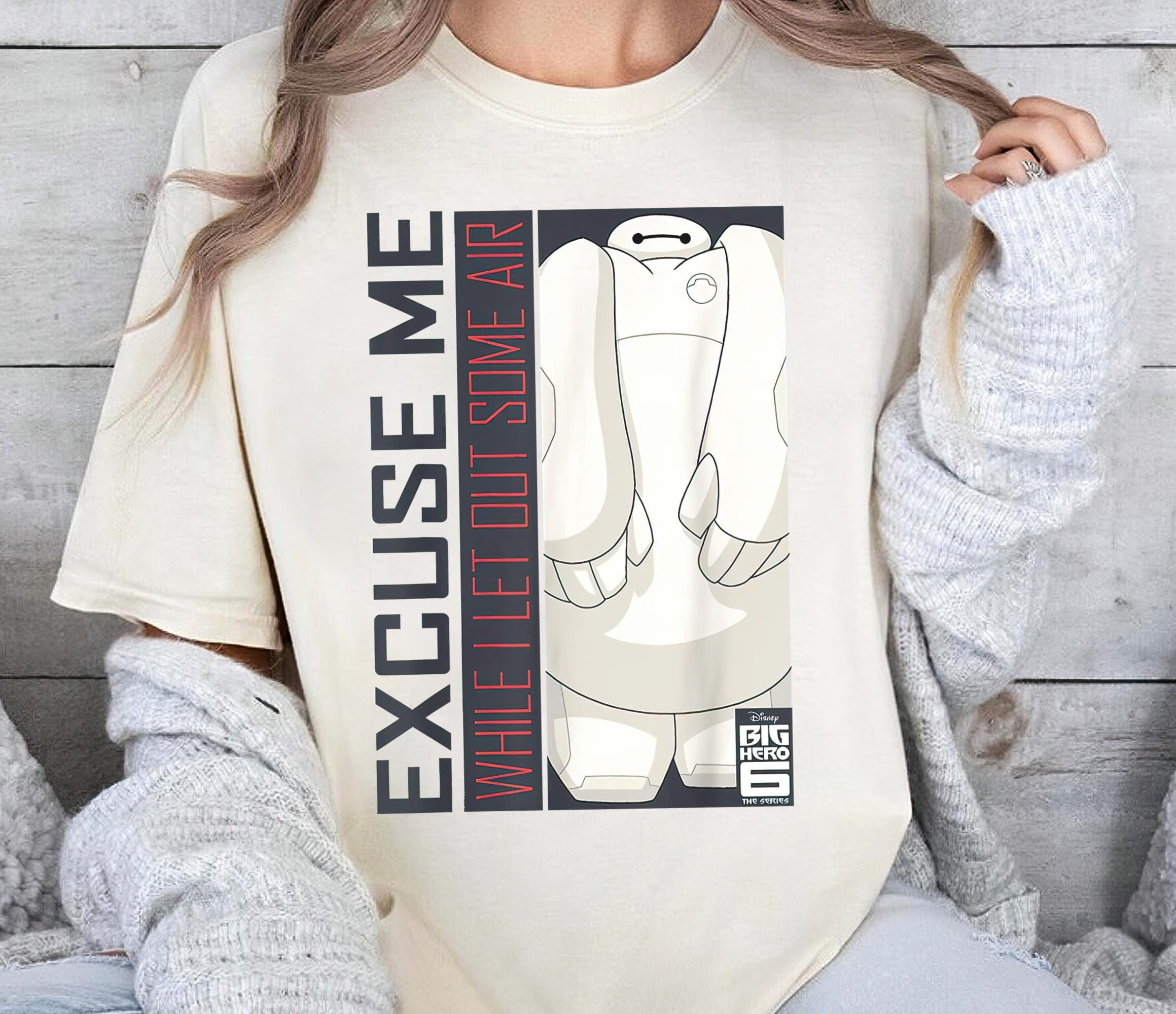 Disney Baymax Shirt, Cute Baymax Excuse Me T-shirt, Funny Disney Outfit ...