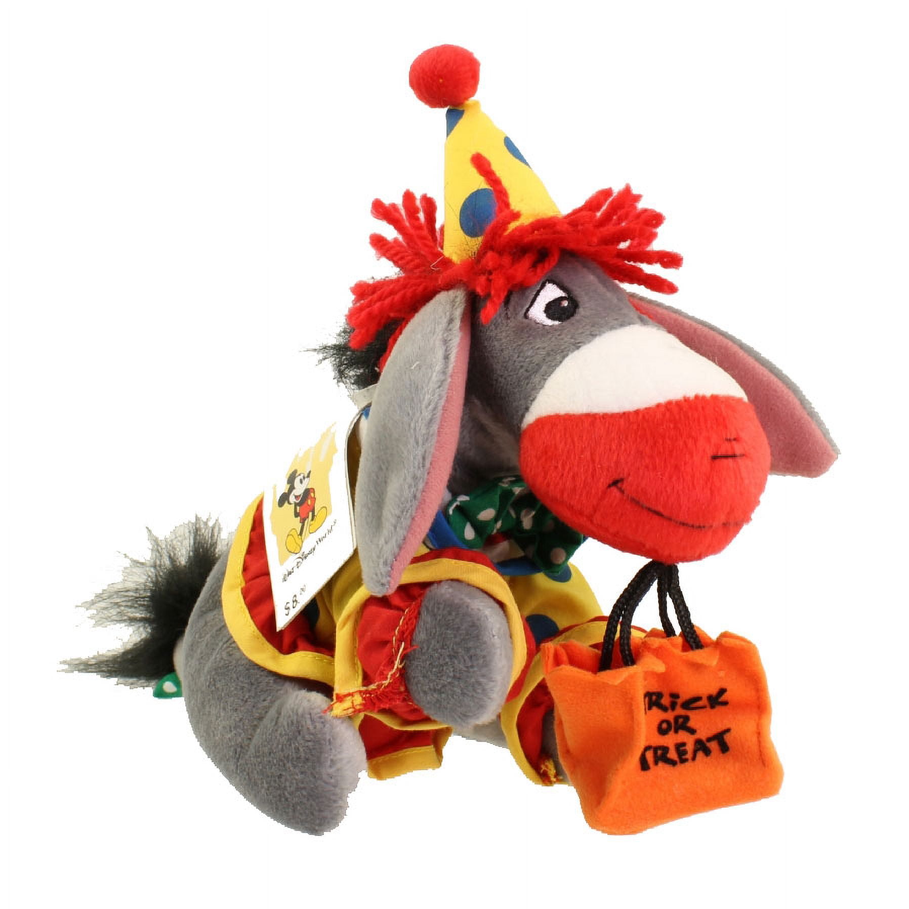 Disney Bean Bag Plush - CLOWN EEYORE (Winnie the Pooh) (9 inch ...