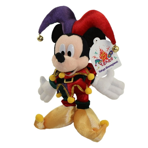Disney Bean Bag Plush - JESTER MICKEY (Tokyo Disneyland) (Mickey Mouse) (13 inch) - Walmart ...