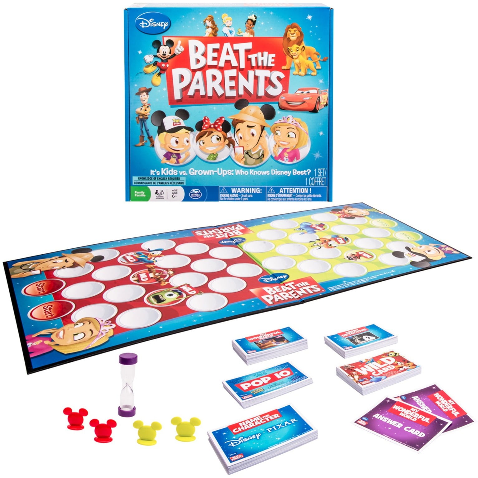 Disney Beat The Parents Board Game - Walmart.com