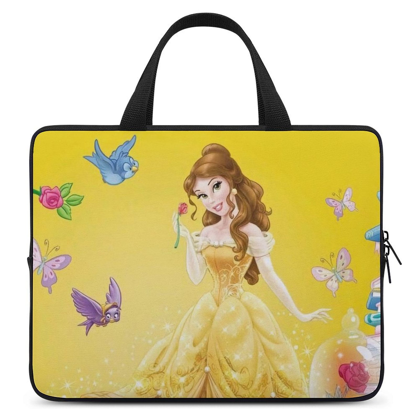 Disney&Beauty And The Beast Belle Laptop Bag,Laptop Bag for Women Men ...
