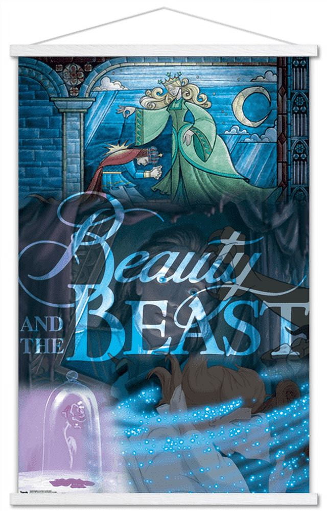 Disney Beauty And The Beast - Enchanted Wall Poster with Magnetic Frame ...
