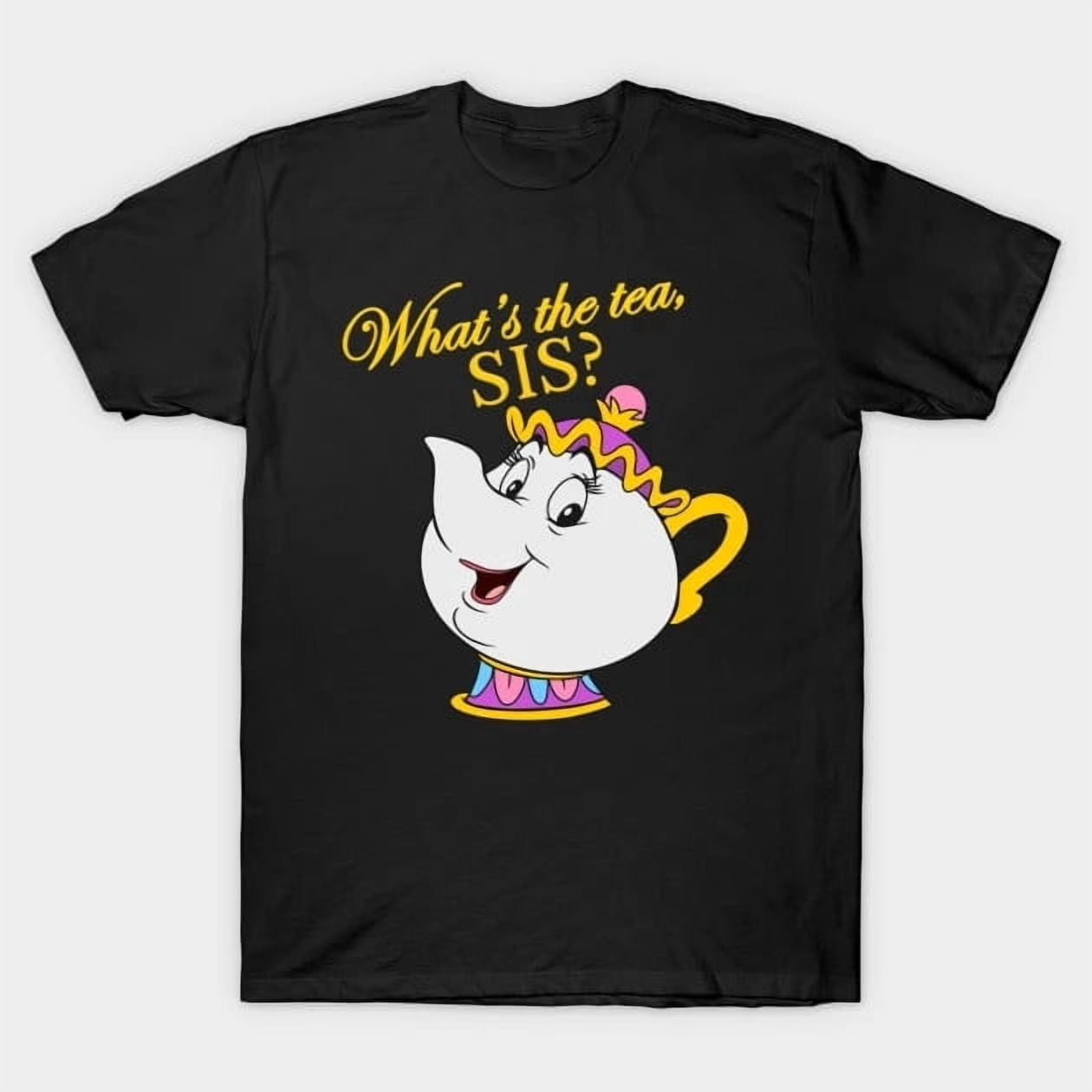 Disney Beauty And The Beast Mrs Potts Chip Whats The Tea T-shirt ...