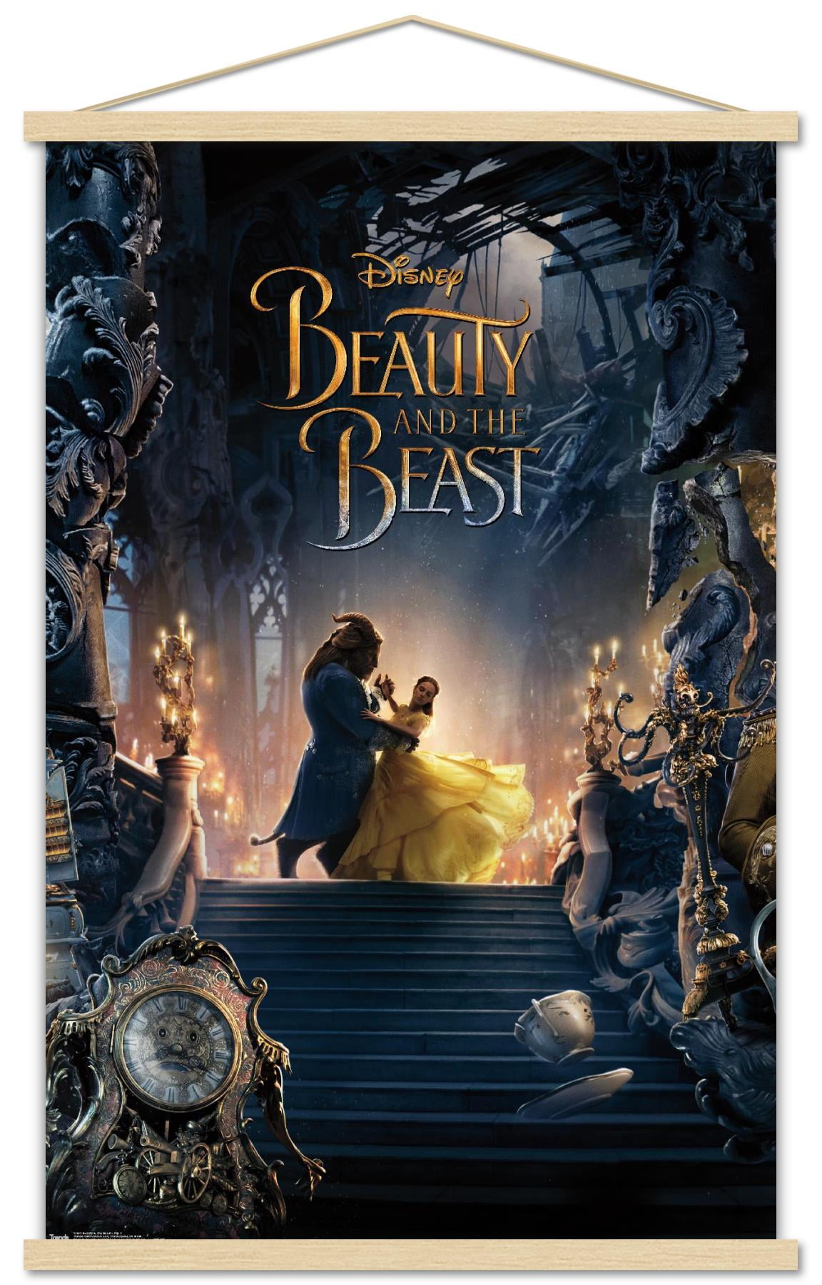 Disney Beauty And The Beast - Triptych 2 Wall Poster with Magnetic ...