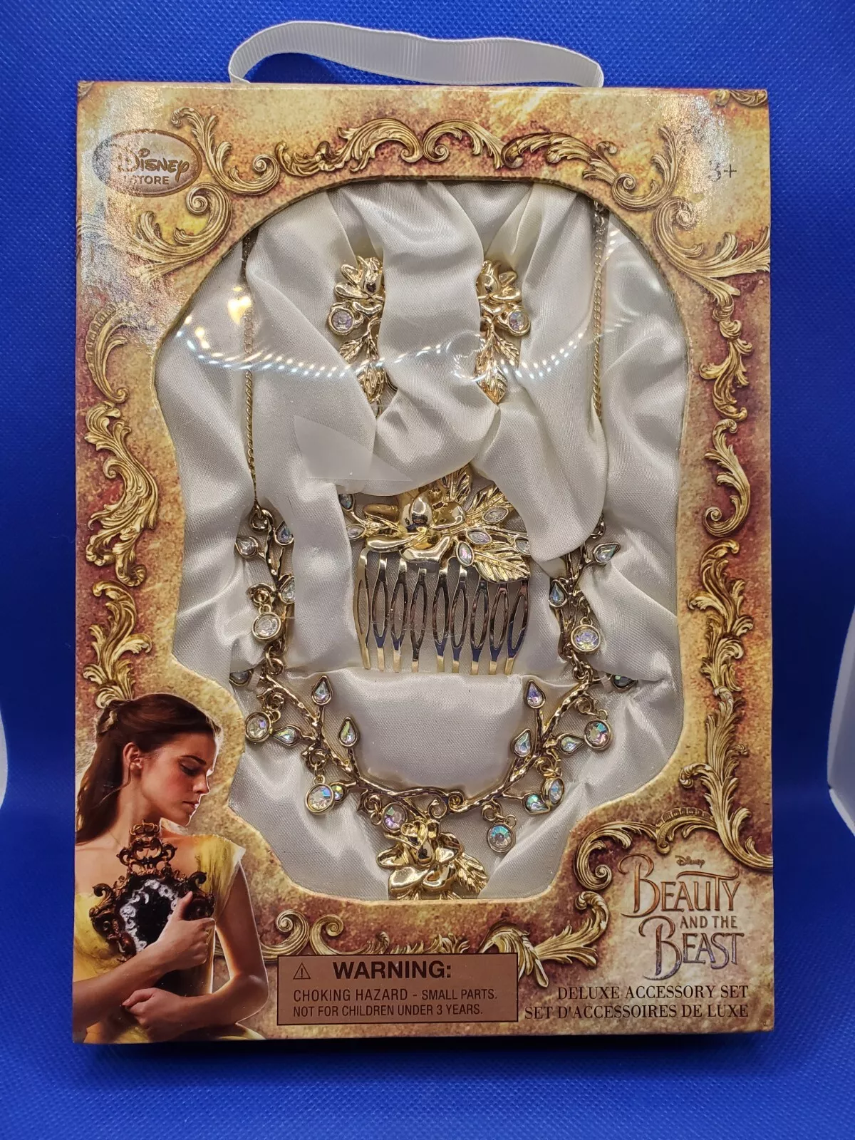 Disney Beauty and The Beast Deluxe accessory set Necklace,earrings ...