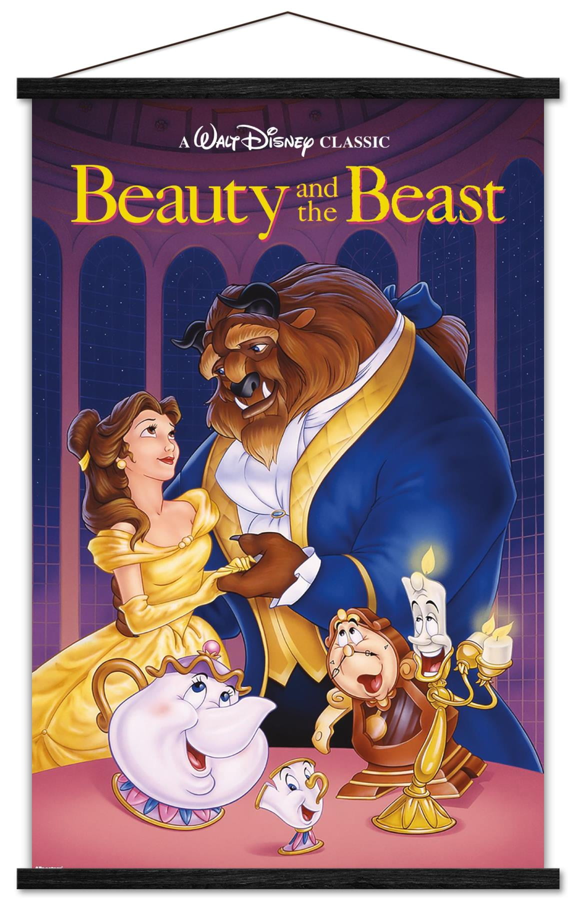 Disney Beauty and the Beast (1991) - Collector's VHS Cover Wall Poster ...
