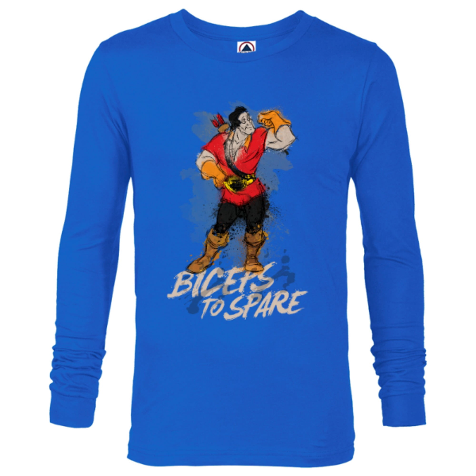 Disney Beauty and the Beast Gaston Biceps to Spare T-Shirt - Long ...
