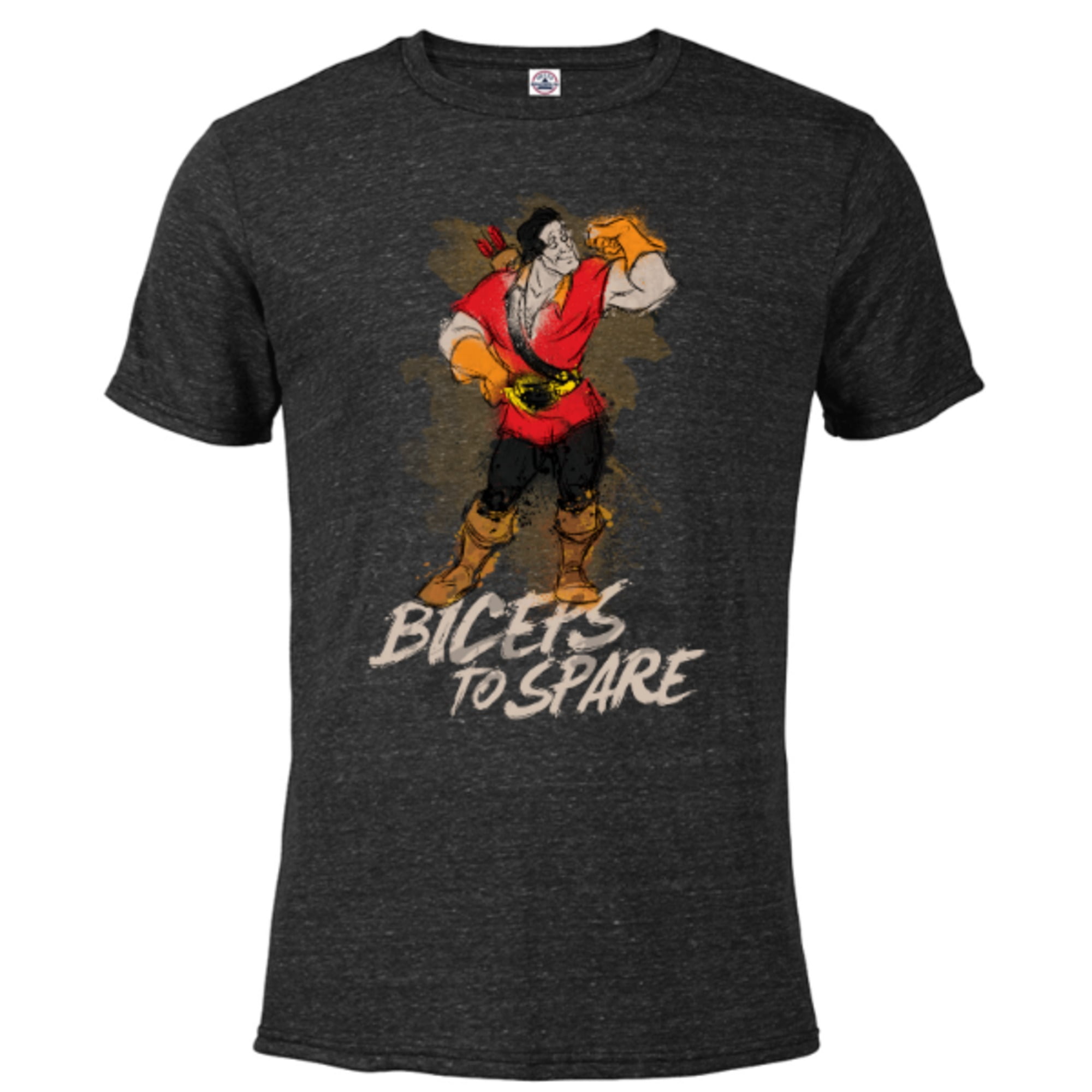 Disney Beauty and the Beast Gaston Biceps to Spare T-Shirt- Short ...