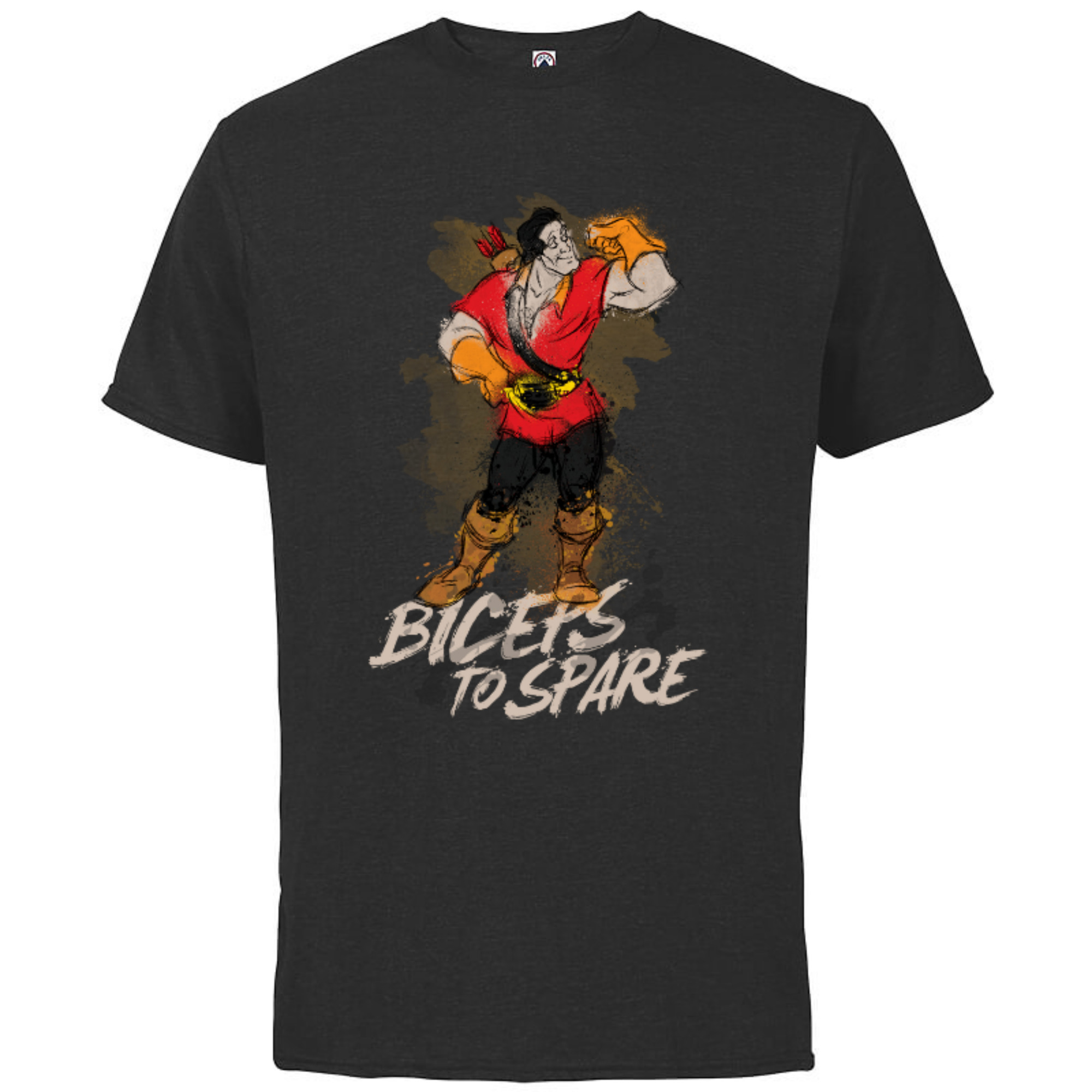 Disney Beauty and the Beast Gaston Biceps to Spare T-Shirt - Short ...